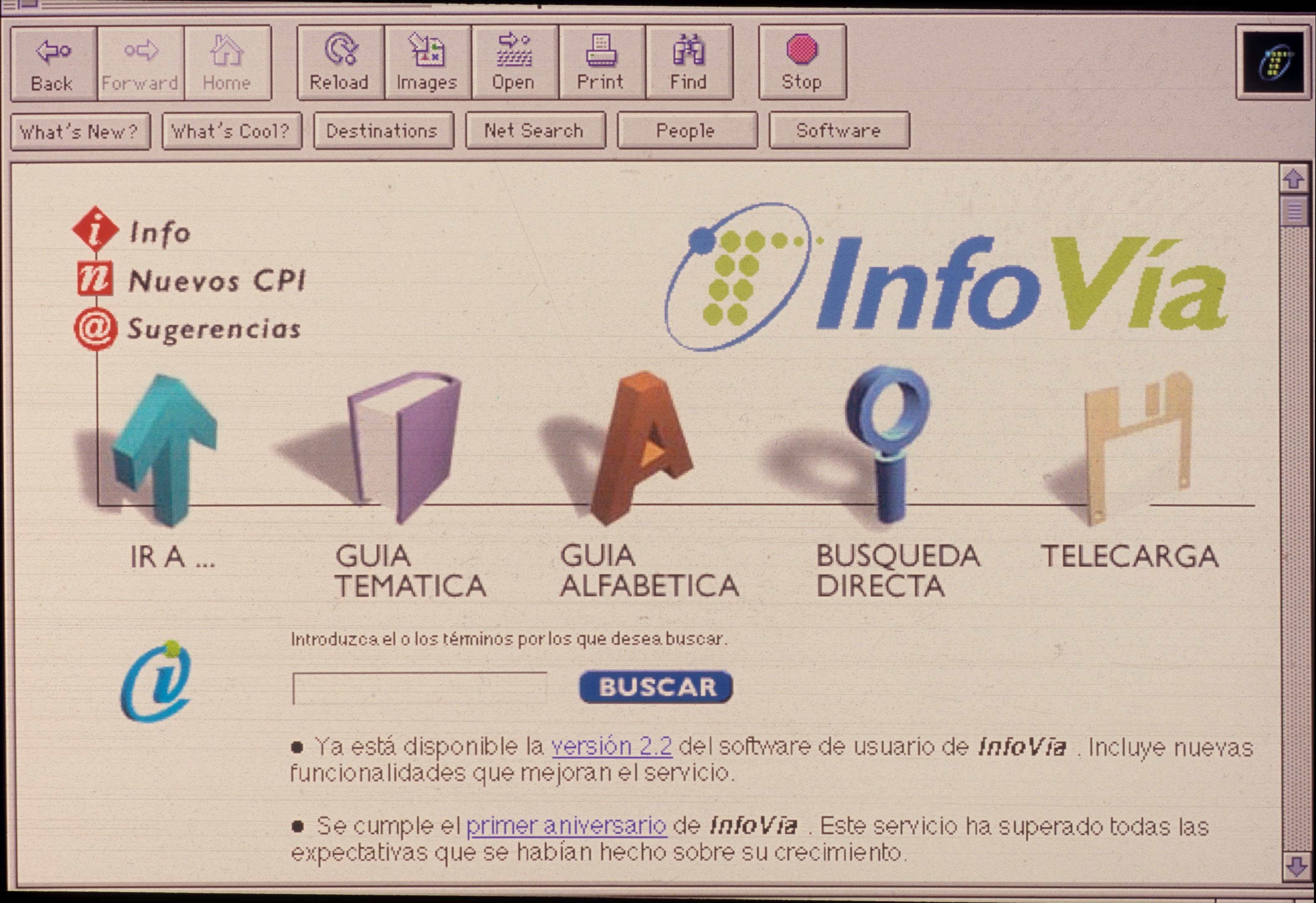 Telefónica 1995: Internet, Móviles y Privatización